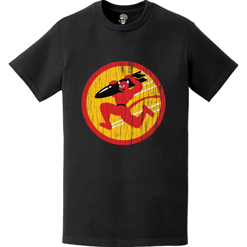 Distressed 84th Bombardment Squadron USAAF World War II Logo Emblem T-