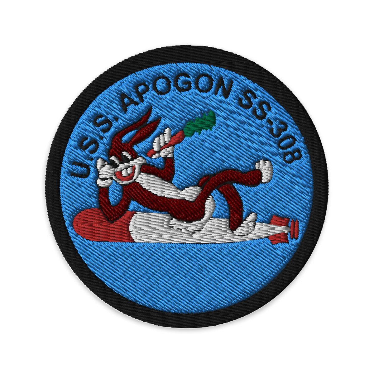 USS Apogon (SS-308) WW2 Submarine Embroidered Patch