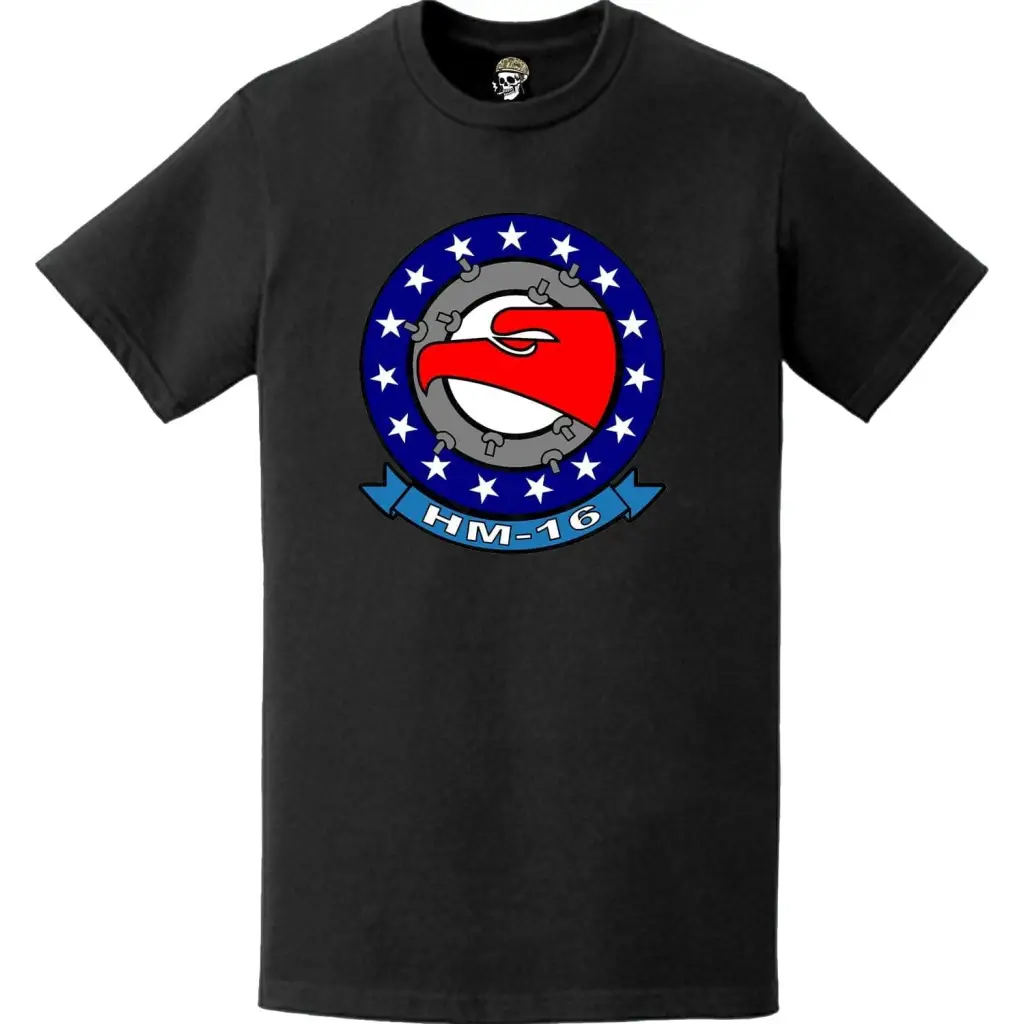 HM-16 'Seahawks' Squadron Logo Emblem T-Shirt