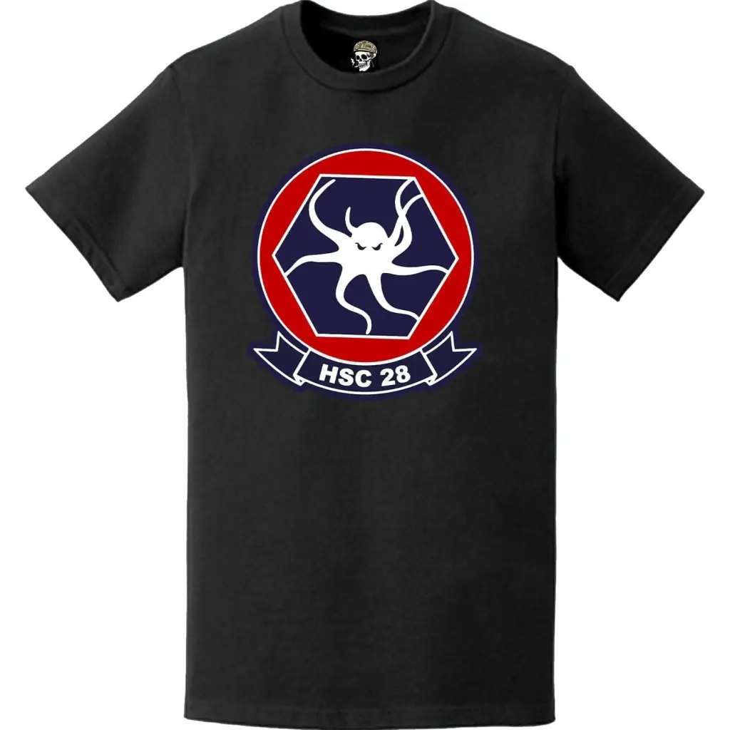 HSC-28 "Dragon Whales" Emblem Logo T-Shirt - Historic U.S. Naval ...