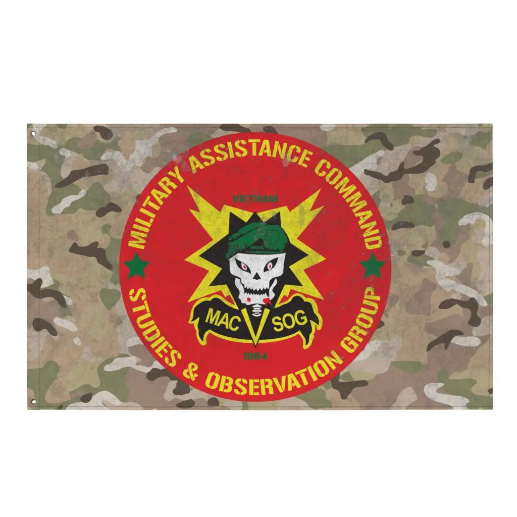 MACV-SOG Vietnam War Special Operations Indoor Wall Flag