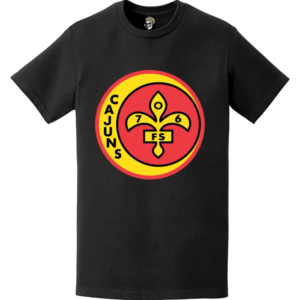Official 706th Fighter Squadron (706th FS) 'Cajuns' Logo Emblem T-Shir