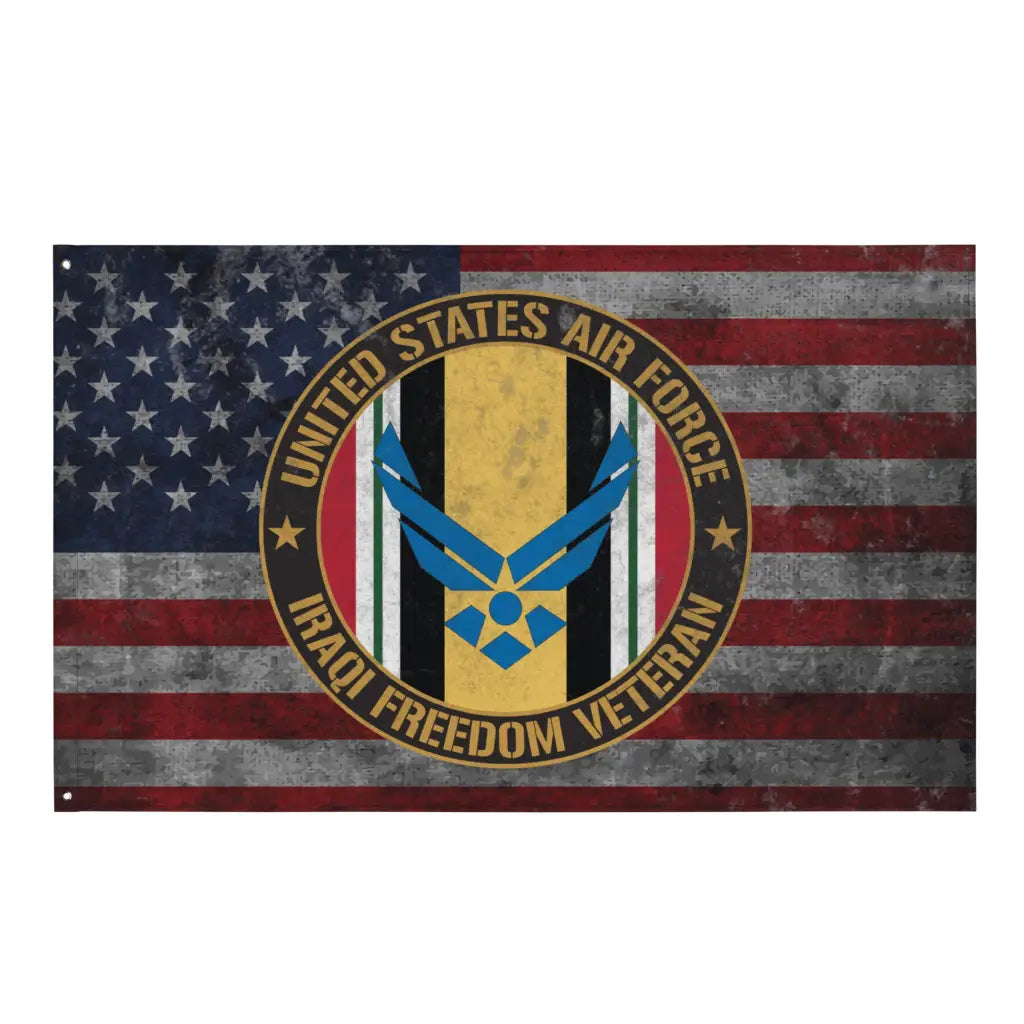 U.S. Air Force Operation Iraqi Freedom OIF Indoor Wall Flag