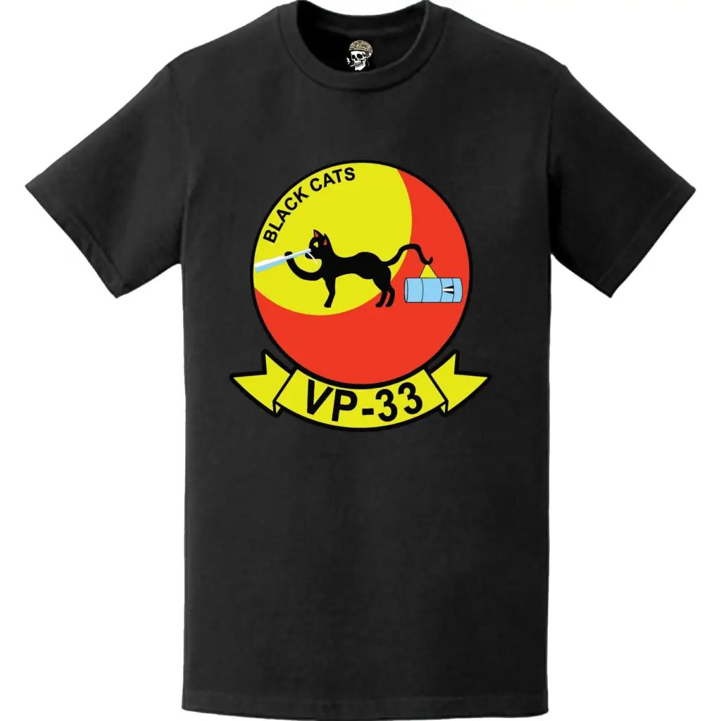 Patrol Squadron 33 (VP-33) Patch Logo Decal Emblem Chest T-Shirt