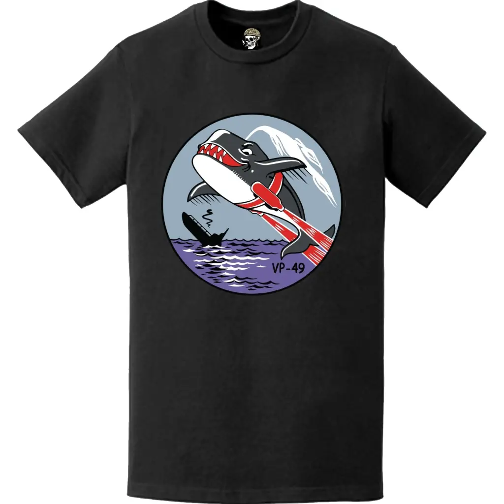 Patrol Squadron 49 (VP-49) Patch Logo Decal Emblem Chest T-Shirt