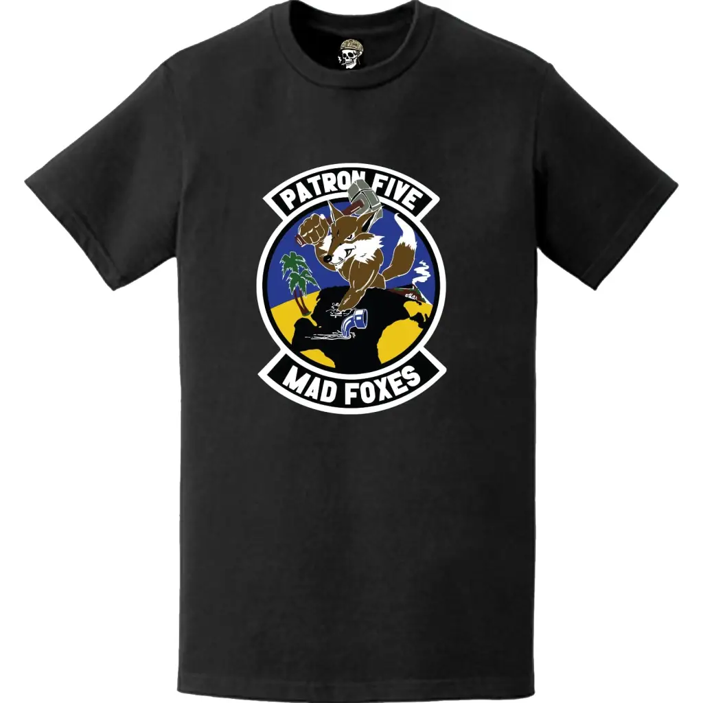 Patrol Squadron 5 (VP-5) Patch Logo Decal Emblem Chest T-Shirt