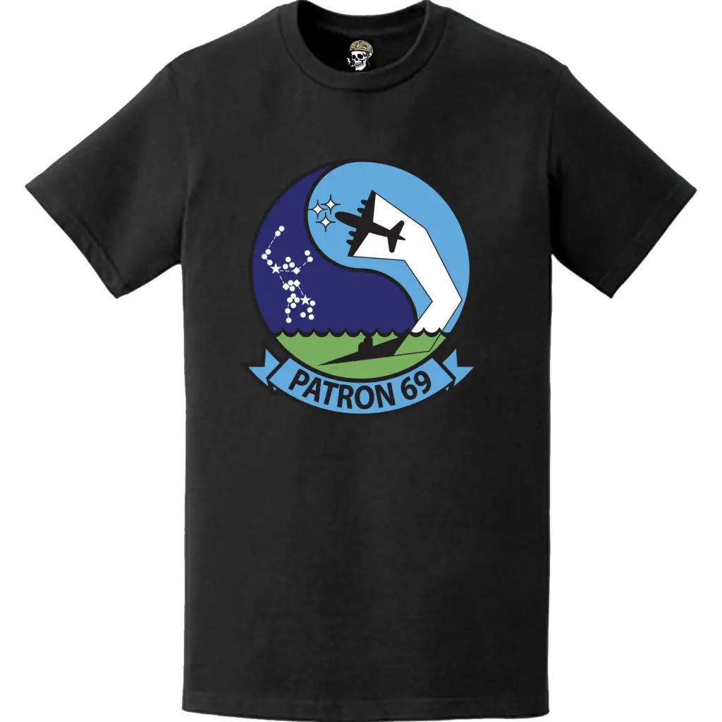 Patrol Squadron 69 (VP-69) Patch Logo Decal Emblem Chest T-Shirt