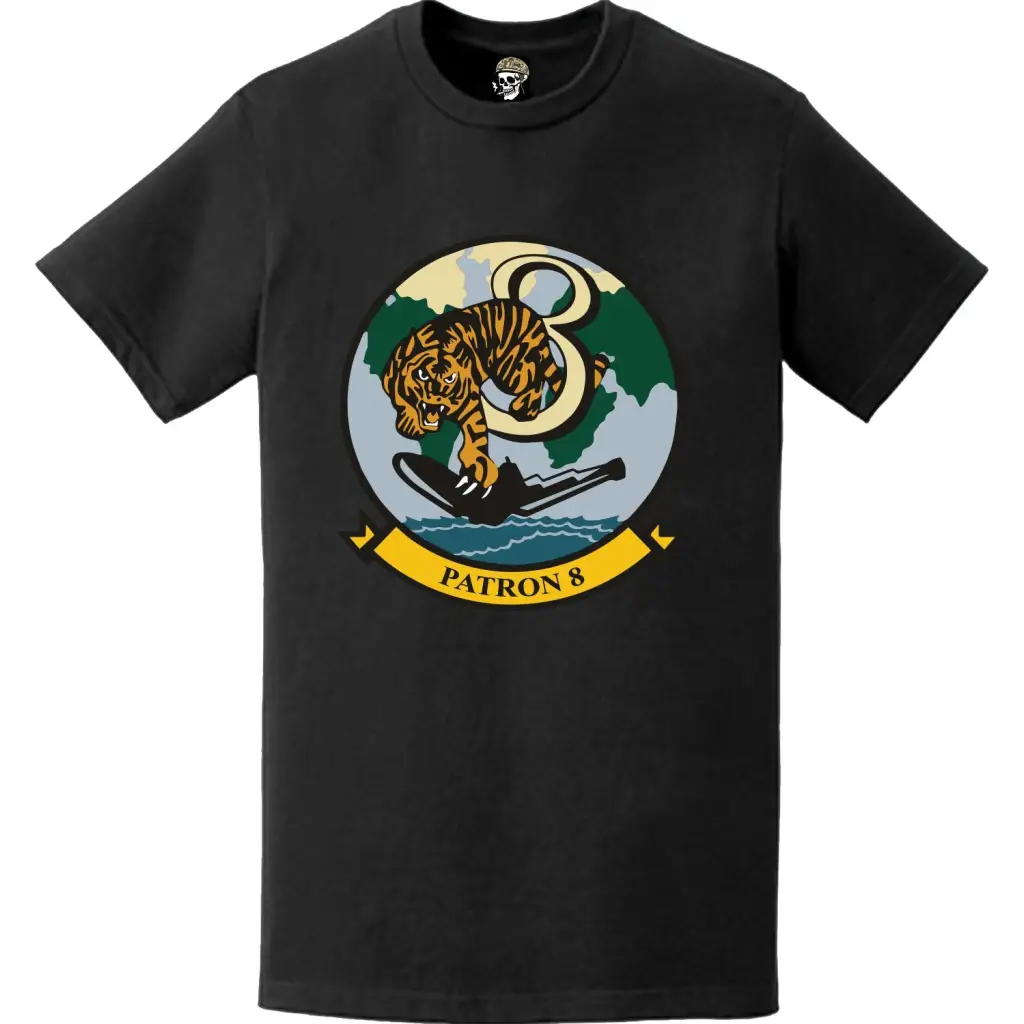 Patrol Squadron 8 (VP-8) Patch Logo Decal Emblem Chest T-Shirt
