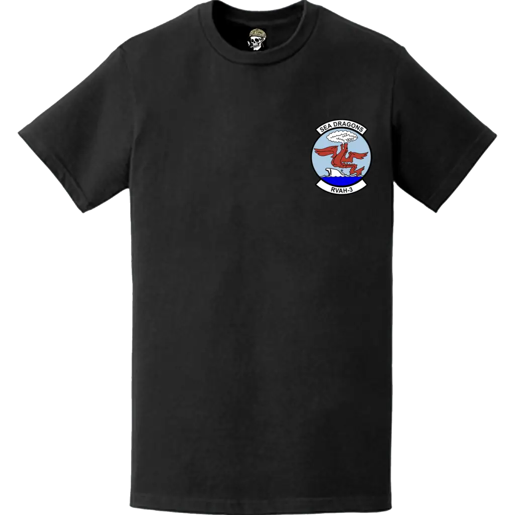 RVAH-3 Patch Logo Decal Emblem Left Chest T-Shirt