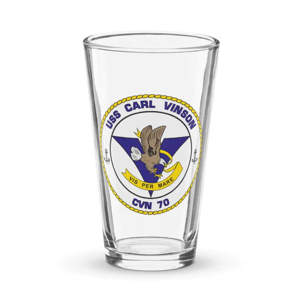 USS Carl Vinson (CVN-70) Beer Pint Glass