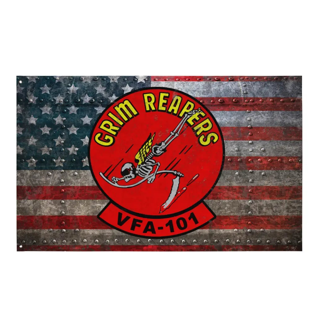 VFA-101 "Grim Reapers" Indoor Wall Flag