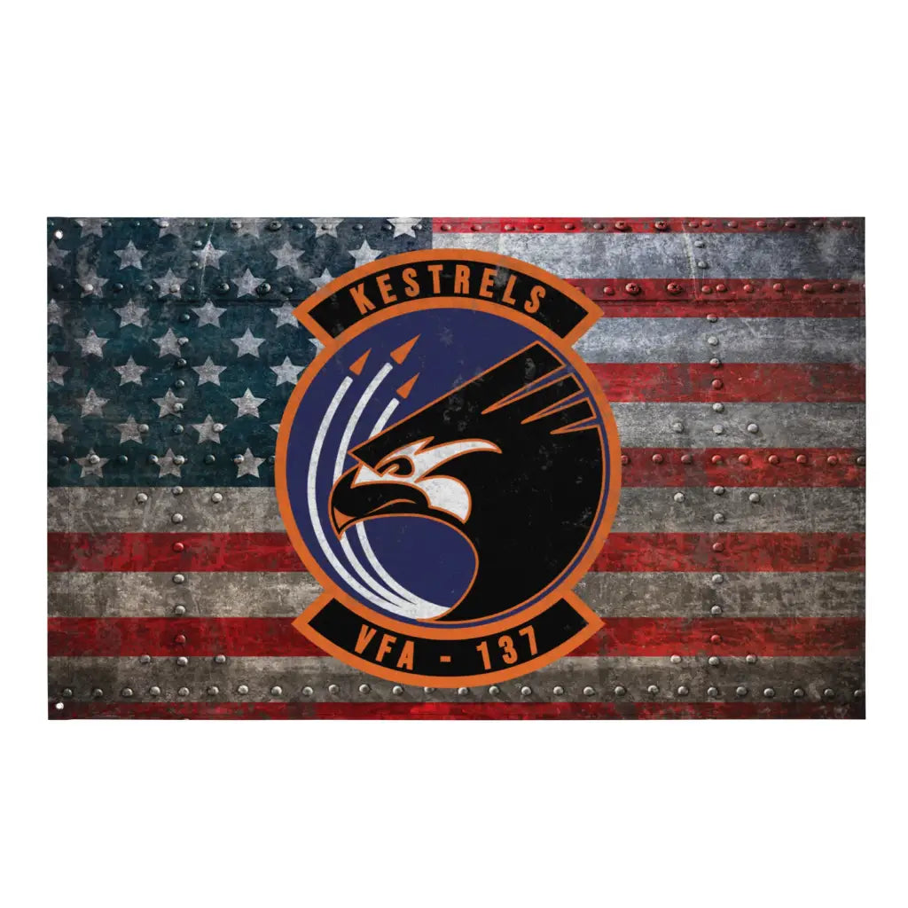 Strike Fighter Squadron 137 (VFA-137) Indoor Wall Flag