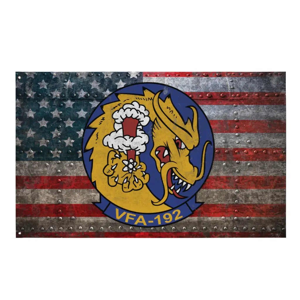 Strike Fighter Squadron 192 (VFA-192) Indoor Wall Flag