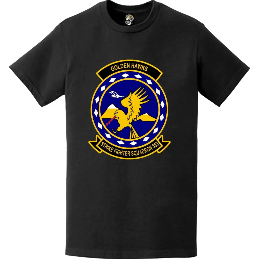 Strike Fighter Squadron 303 (VFA-303) Logo Emblem T-Shirt