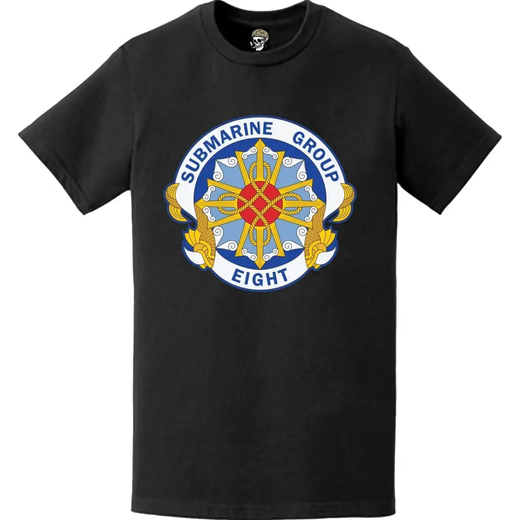 Submarine Group 8 (SUBGRU 8) Logo Emblem Crest T-Shirt