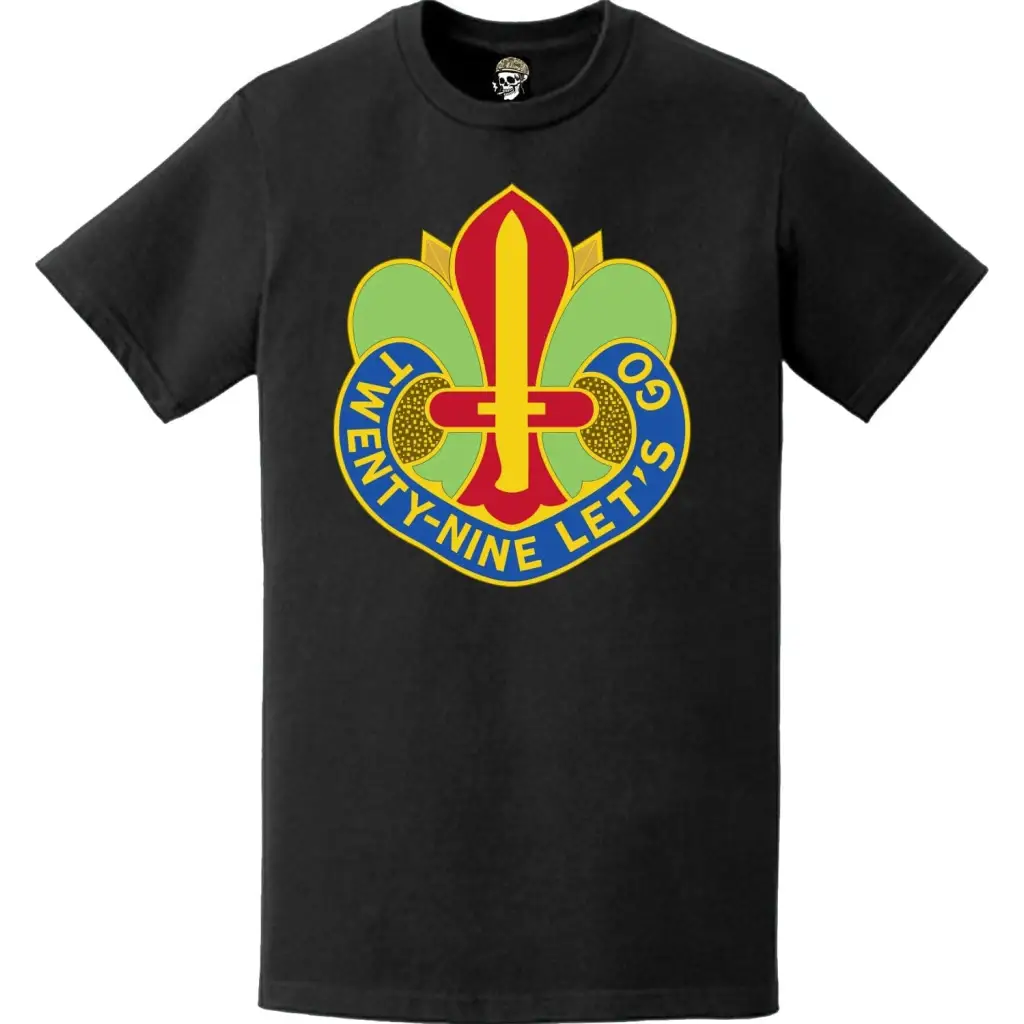 U.S. Army 29th Infantry Division (29th ID) DUI Logo T-Shirt