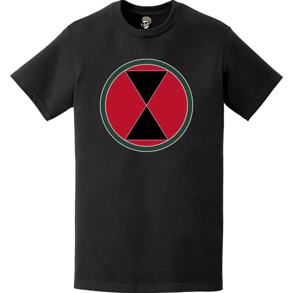 U.S. Army 7th Infantry Division (7th ID) CSIB Logo T-Shirt