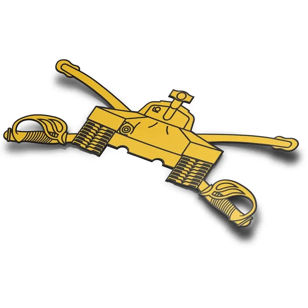 U.S. Army Armor Branch Emblem Die-Cut Vinyl Sticker Decal - Show Your Pride
