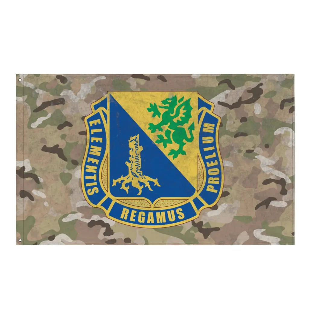 U.S. Army Chemical Corps OCP Camo Indoor Wall Flag