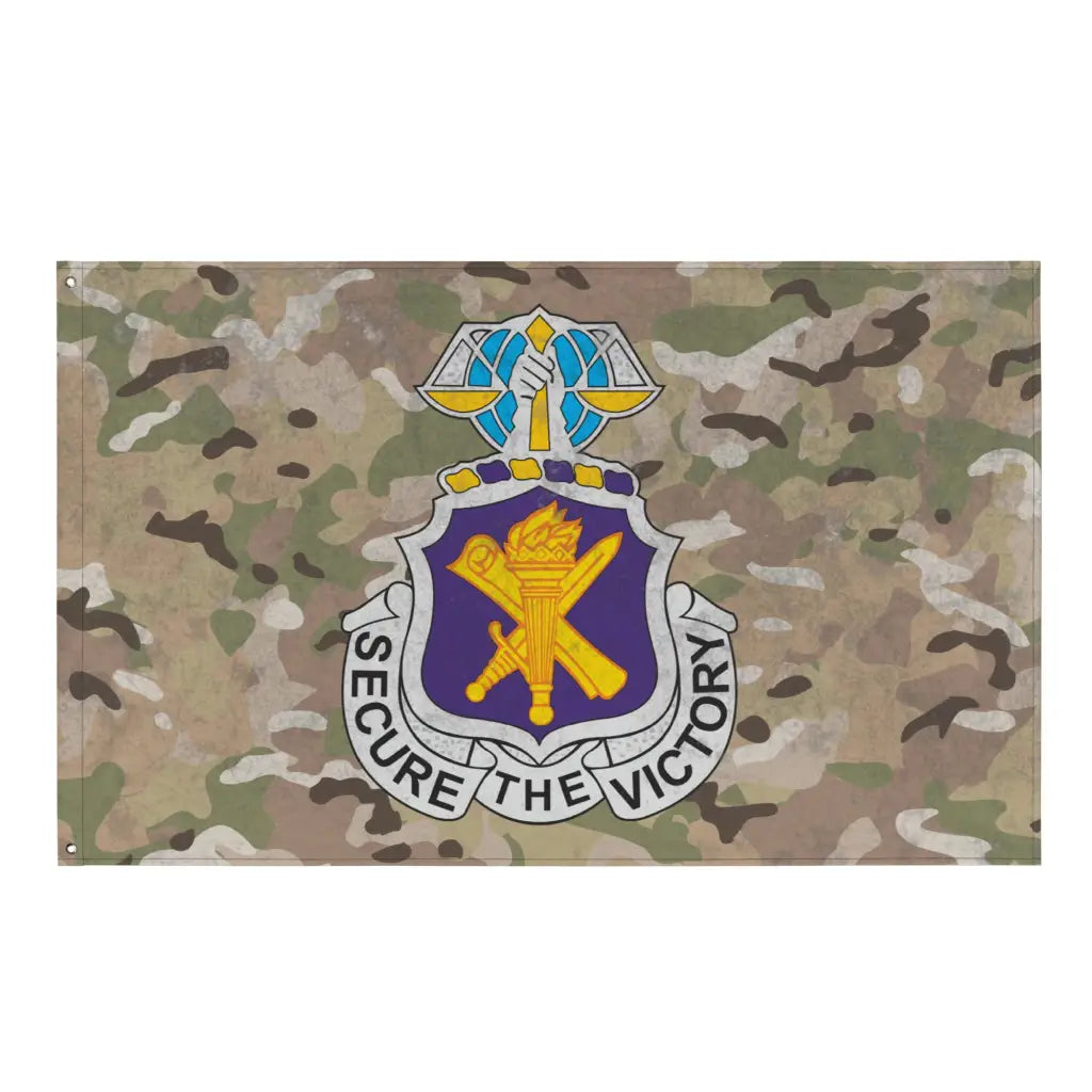 U.S. Army Civil Affairs Branch OCP Camo Indoor Wall Flag