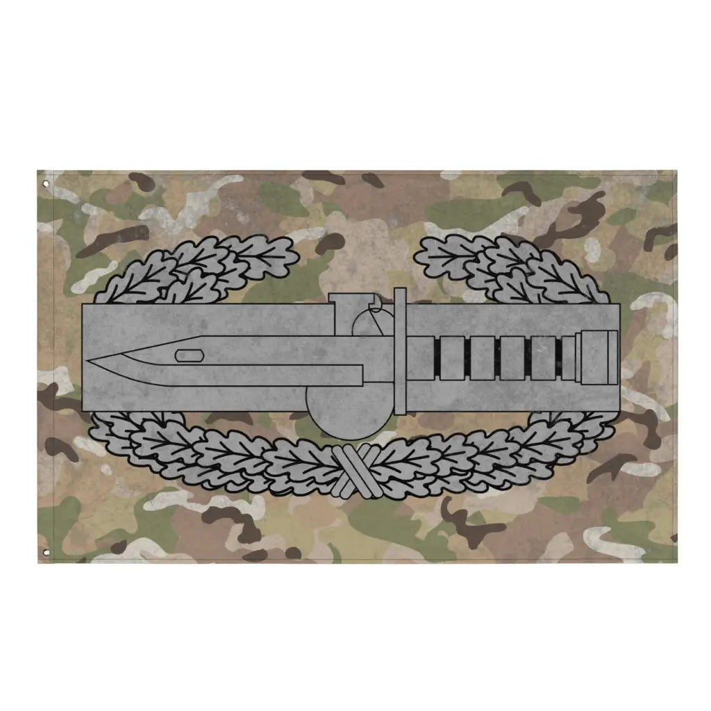 U.S. Army Combat Action Badge Indoor Wall Flag