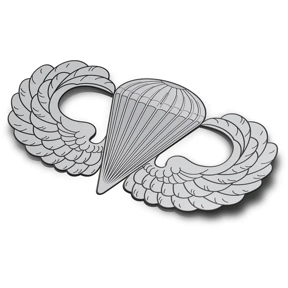 U.S. Army Parachutist Paratrooper Badge Die-Cut Vinyl Sticker Decal ...