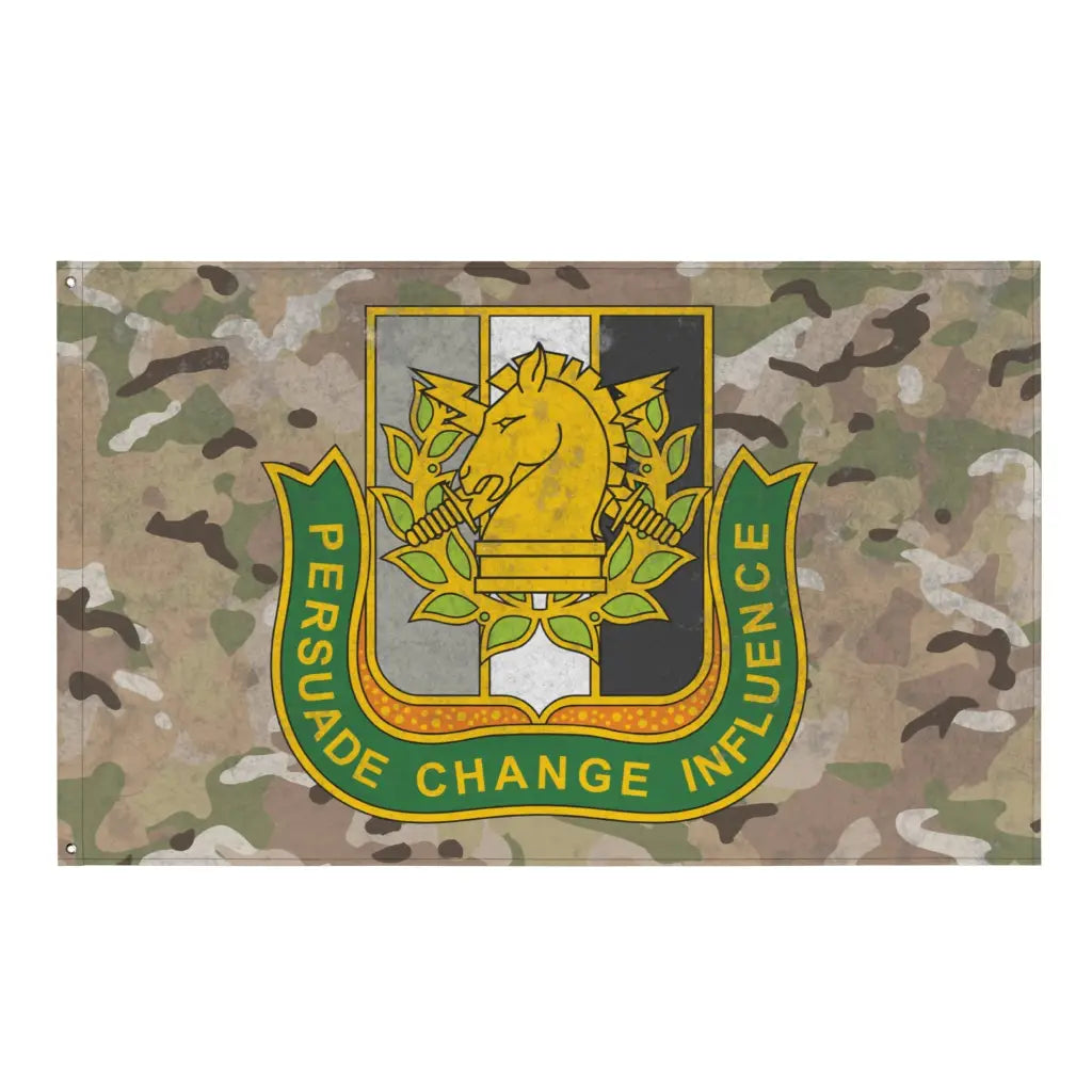 U.S. Army Psychological Operations (PSYOPS) Insignia Indoor Wall Flag