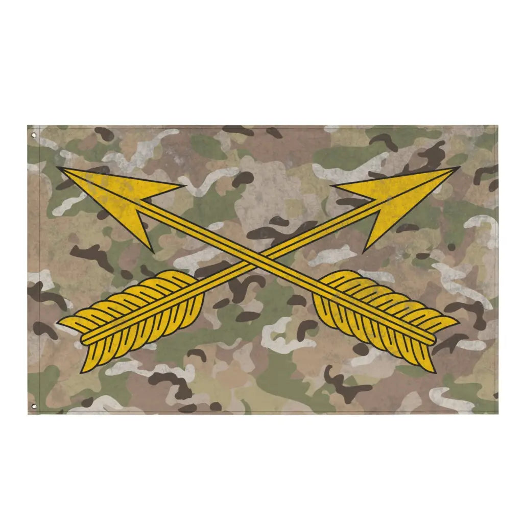 U.S. Army Special Forces Emblem OCP Camo Indoor Wall Flag