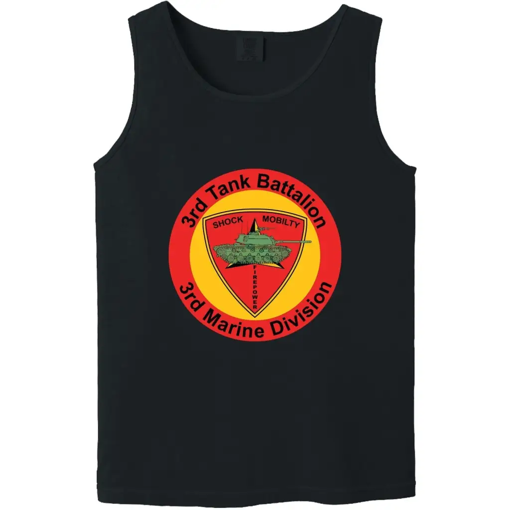 3rd Tank Battalion USMC Logo Emblem Tank Top