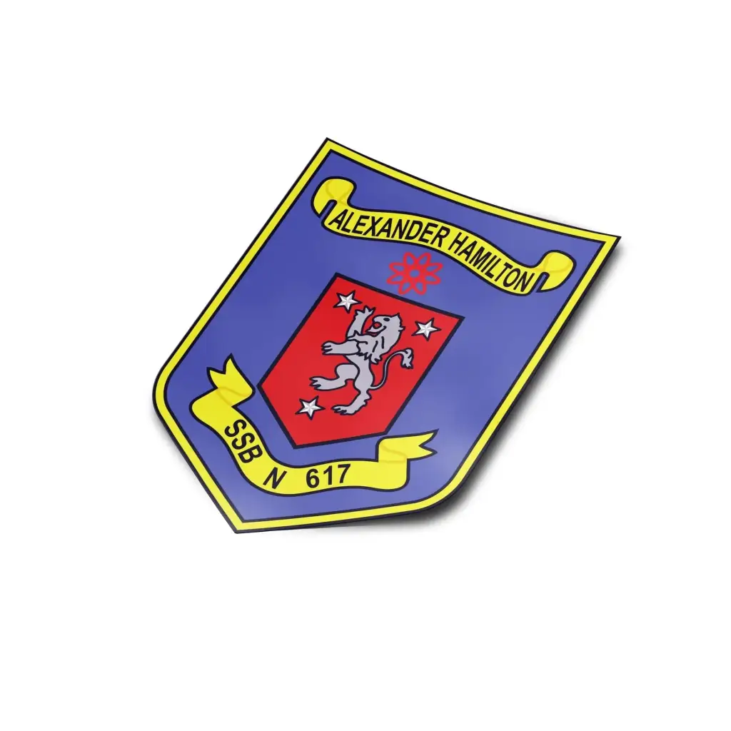 USS Alexander Hamilton (SSBN-617) Die-Cut Vinyl Sticker Decal