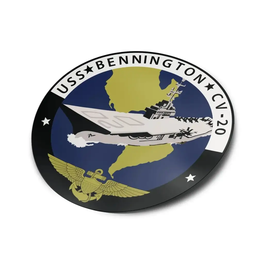 USS Bennington (CV-20) Die-Cut Vinyl Sticker Decal