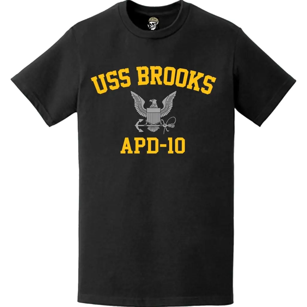 USS Brooks (APD-10) T-Shirt - U.S. Navy Legacy Clothing