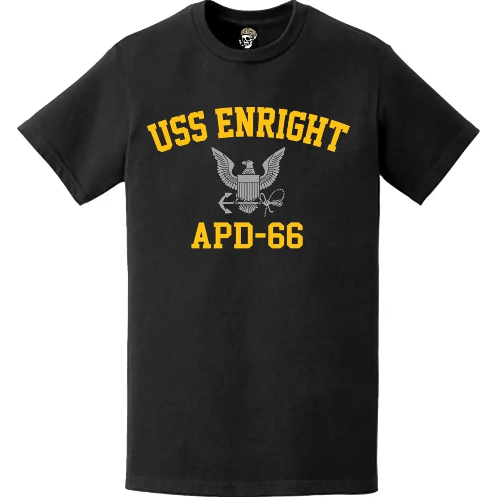 USS Enright (APD-66) T-Shirt - U.S. Navy Legacy Clothing