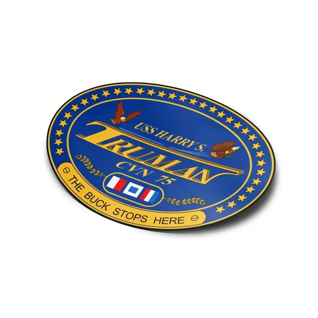 USS Harry S. Truman (CVN-75) Die-Cut Vinyl Sticker Decal