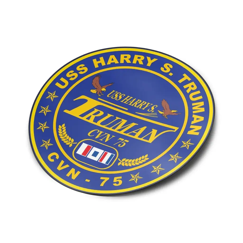 USS Harry S. Truman (CVN-75) Vinyl Die-Cut Sticker Decal