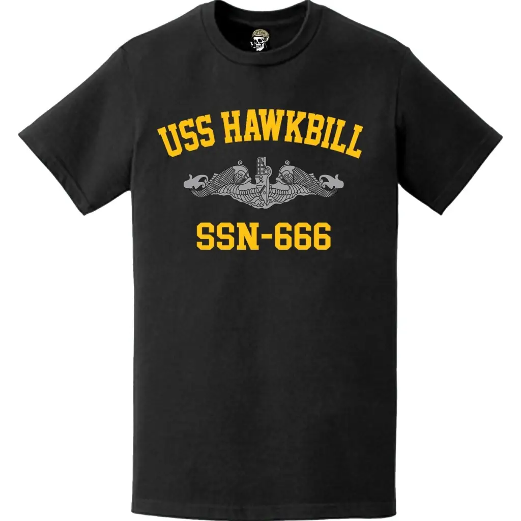 USS Hawkbill (SSN-666) Submarine T-Shirt