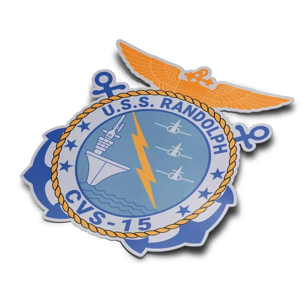 USS Randolph (CVS-15) Die-Cut Vinyl Sticker Decal