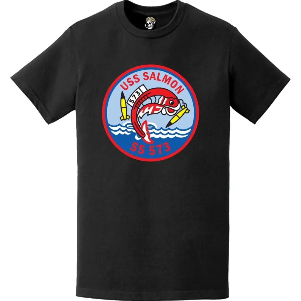 USS Salmon (SS-573) Submarine Logo Emblem T-Shirt