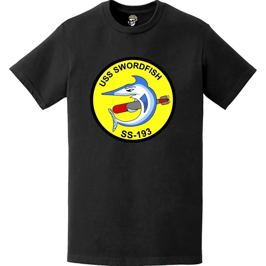 USS Swordfish (SS-193) Submarine Logo T-Shirt