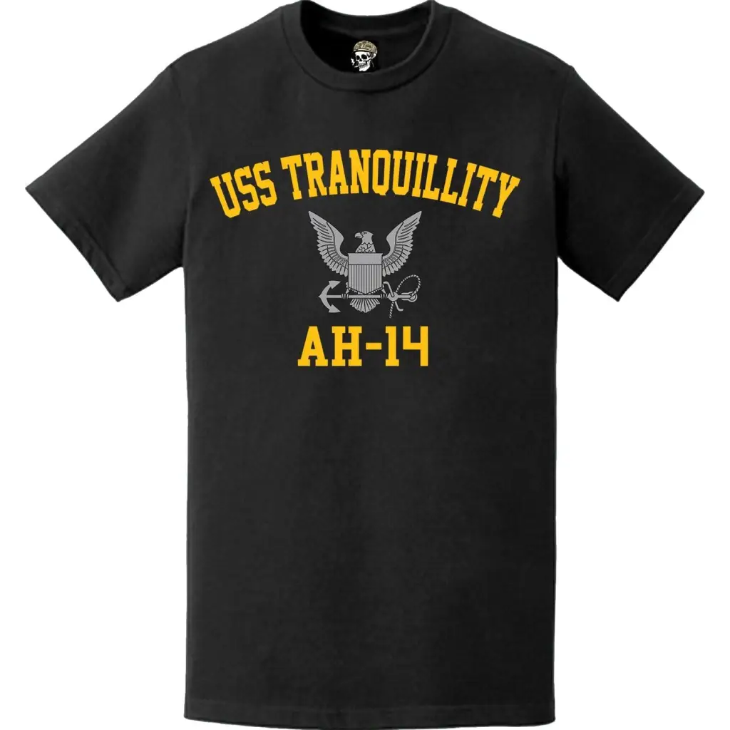 USS Tranquillity (AH-14) Hospital Ship T-Shirt - U.S. Navy Historic ...