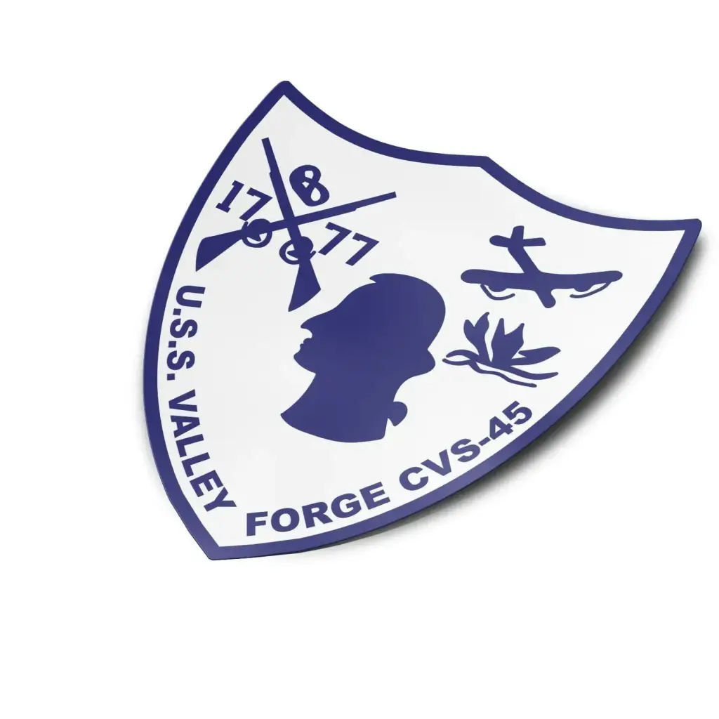 USS Valley Forge (CVS-45) Die-Cut Vinyl Sticker Decal
