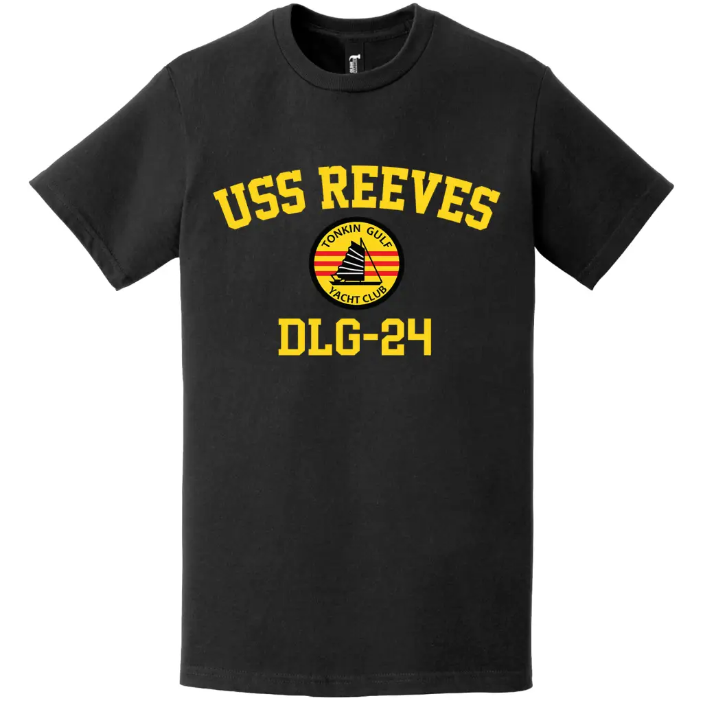 USS Reeves (DLG-24) Tonkin Gulf Yacht Club T-Shirt