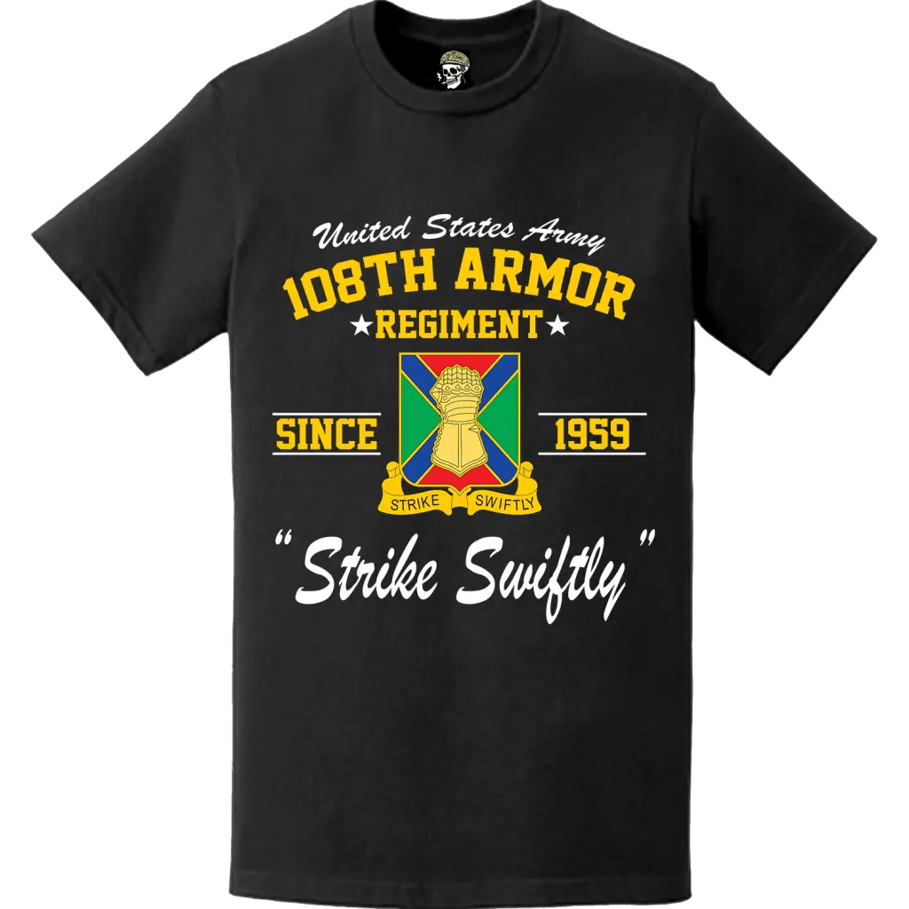 108th Armor Regiment Since 1959 Unit Legacy T-Shirt