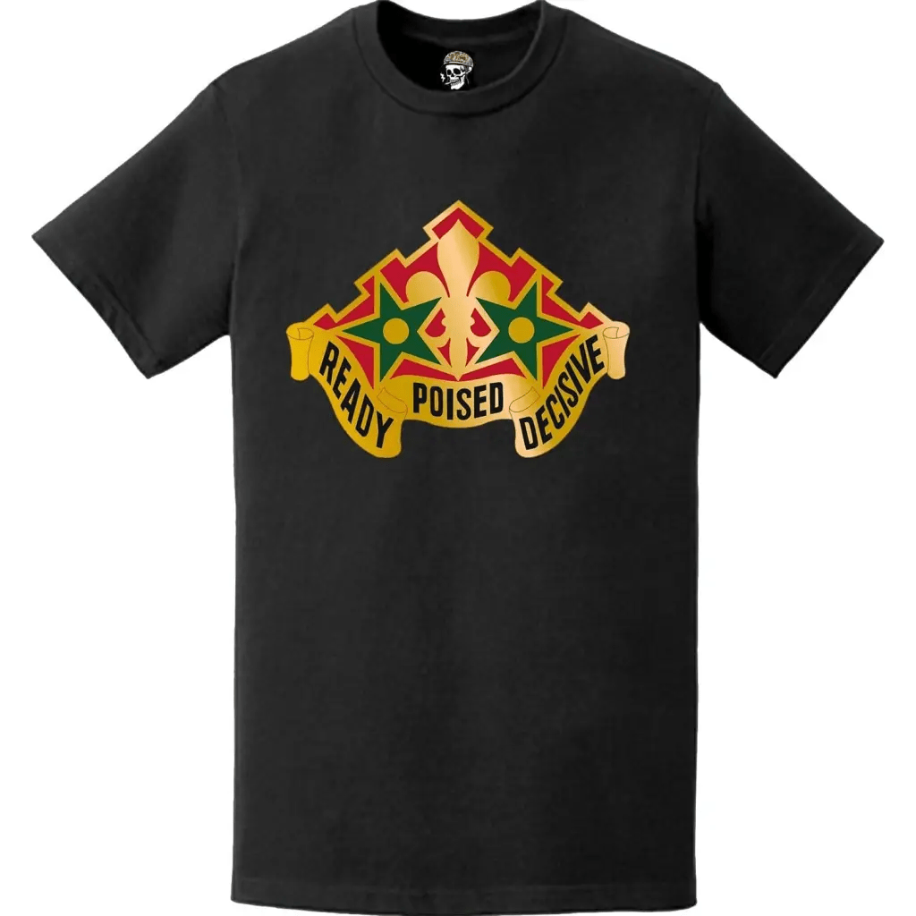 252nd Armor Regiment Emblem Logo T-Shirt - U.S. Army Armor Branch Apparel