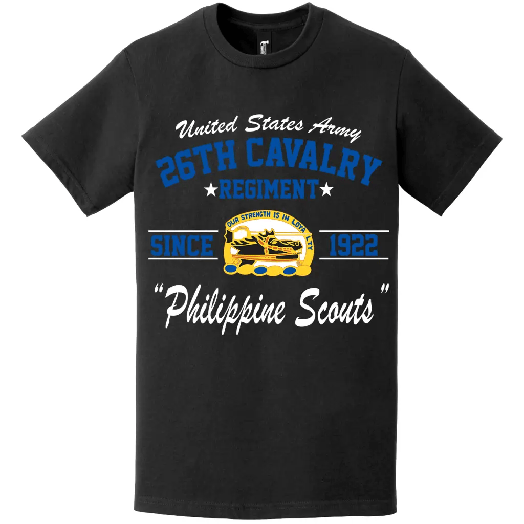 26th Cavalry Regiment Since 1922 Unit Legacy T-Shirt