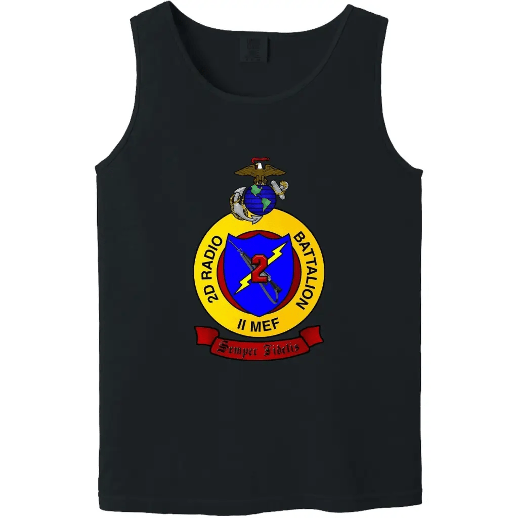 2nd Radio Battalion Unit Logo Emblem Tank Top