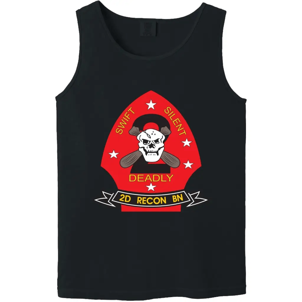 2nd Recon Battalion Unit Logo Emblem Tank Top