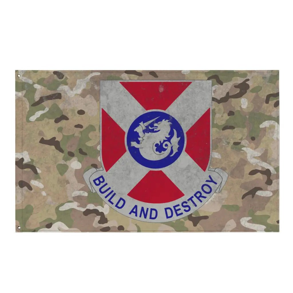 391st Engineer Battalion Indoor Wall Flag